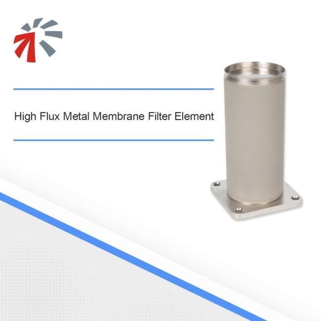 High Flux Metal Membrane Filter Element for Ultra Low Emissions