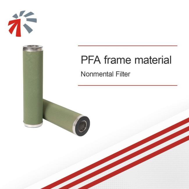 Nonmetal Filter/PTFE Membrane (PFA frame material) Filter Element