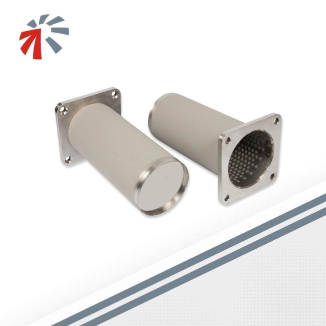 High Flux Metal Membrane Filter Element for Ultra Low Emission