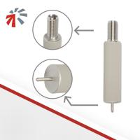 China Titanium Alloy Sintered Metal Powder Filter Element with Customized Filter Connector for sale
