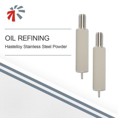China Pedido personalizado Elemento de filtro de polvo de acero inoxidable Hastelloy para refinación de petróleo en venta