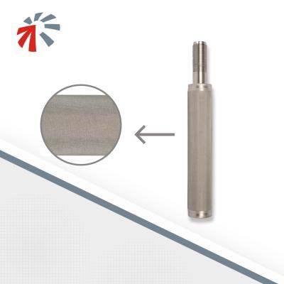 China 304L metaalvezelfilterelement voor kolenchemie Aanpasbaar en lengte ≤1200mm Te koop