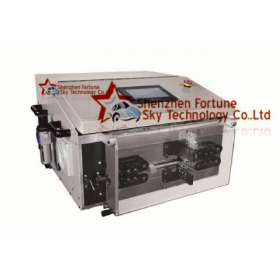 China Fully Automatic Round Sheathed Cable Cutting Stripping Machine Strip Jacket Not Insulation Of Core Wires for sale