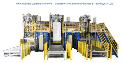 China Ton Bag Packing Machine for Powder / Particles Weighing Bagging & Process Automation 5-50 Bags Per Hour for sale