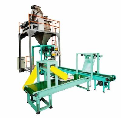 Китай 5kg к зернам риса 50kg кладут весить в мешки линию машины и Palletizing упаковки продается