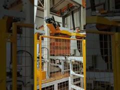Páletes automáticas do vertical 60 da máquina de Hooding de um estiramento de 0,2 KWH pela hora