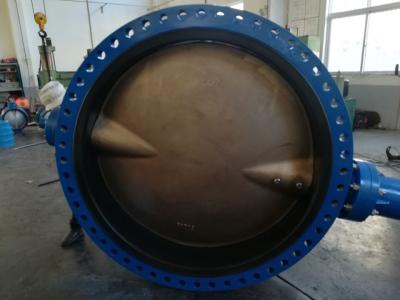 China Awwa C504 Ductile Iron DI/CI A536 Nbr Rubber Seated Flanged Butterfly Valve for sale