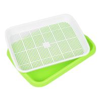 China PP Hydroponic Sprouting Trays Seed Germination Tray with Humidity Adjustable Lid 50 Cells for sale