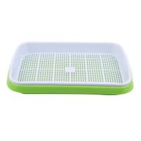 China PP Plastic Seedling Germination Trays 100 Sets Square Nursery Trays for Seed Planting for sale