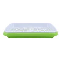 China PP Plastic Seedling Germination Trays 100 Sets Square Nursery Trays for Seed Planting for sale