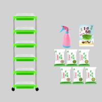 China PP Plastic Square Seedling Tray Custom Size Recyclable Nursery Pot for Hydroponic for sale