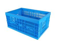 China Durable Non Toxic Plastic Collapsible Storage Bins 6-10L Foldable Rectangle Box for sale