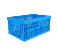 China Durable Non Toxic Plastic Collapsible Storage Bins 6-10L Foldable Rectangle Box for sale