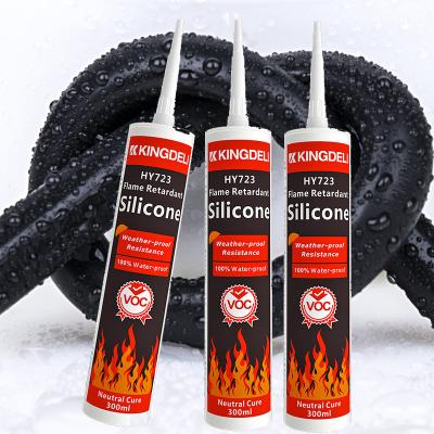 Cina 280 ml Ritenuti di fiamma Neutro Cure Silicone Sigilante Colla di vetro Per Bagno in vendita