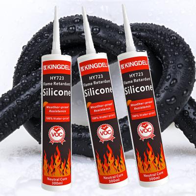 China 300 ml de selante de silicone transparente e à prova d'água, neutro e sem odor, para parede de cortina à venda