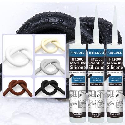Cina Tempo neutrale nero del sigillante del silicone resistente per la decorazione dell'interno in vendita