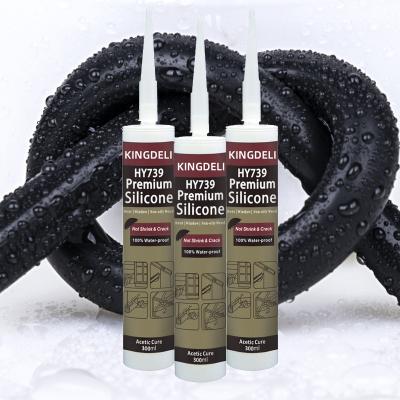 China Customized Flexible Acetic Silicone Sealant Weathering Resistant for sale