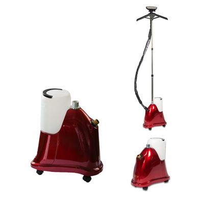 China 1750w red industrial steam press iron handy vertical garment steamer for sale