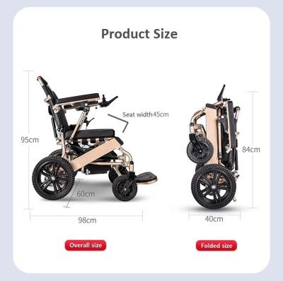 中国 KSM 601L Reclining Wheelchair with LCD Voice Joystick Controller Remote Control Motorized Wheelchairs with Honeycomb Solid Wheel 販売のため