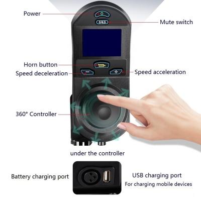 中国 KSM 601L Reclining Wheelchair with LCD Voice Joystick Controller Remote Control Motorized Wheelchairs with Honeycomb Solid Wheel 販売のため