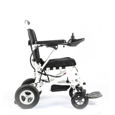 中国 KSM-602 lightweight folding wheelchair small electric wheelchair price with remote control and auto open and fold can choose 販売のため