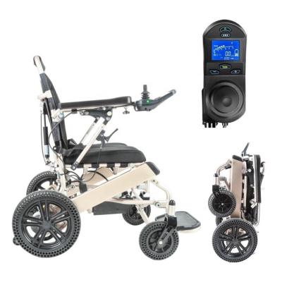 Cina KSM-601L Remote Control Electric Wheelchair with LCD Display and Voice Joystick Reclining Electric Wheelchair for Disabled in vendita