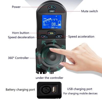 Cina KSM-601L Foldable Electric Wheelchair with LCD Voice Joystick Controller Airline Approved Lithium Battery Power Wheelchair in vendita
