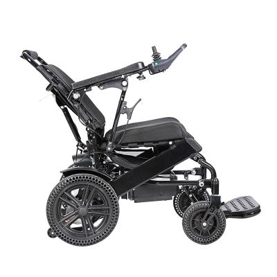 Cina KSM-601L Foldable Power Wheelchair LCD Joystick Controller Remote Control Reclining Electric Wheelchair For Disabled in vendita