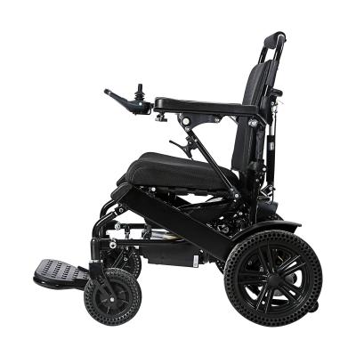 Cina KSM-601L Folding Electric Wheelchair with LCD Display and Voice Controller Handicapped Power Wheelchair Widen Seat Width 21 inch in vendita