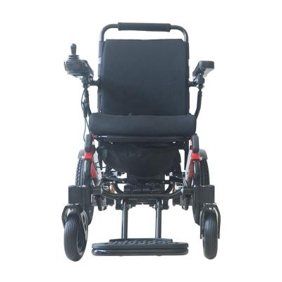 中国 KSM-601S Brushless Electric Wheelchair Manufacturer 500W 6ah Li-Bat for Travel Remote Control Reclining Foldable Wheelchair 販売のため