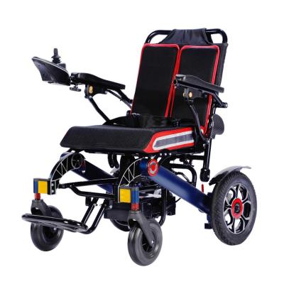 中国 KSM-605 Auto open and fold lightweight power electric wheelchair manufacturer for elderly folding electric wheelchairs for sale 販売のため