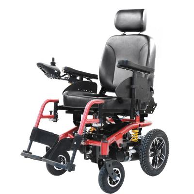中国 KSM-510 All terrain heavy duty power wheelchair useful transport equipment remote control  electric wheelchair with luxury seat 販売のため