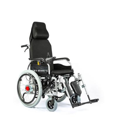 中国 KSM-508 Electric Wheelchair High Back New Foldable Legrest 90-180 Adjustable Motorized Wheelchair CE Approved 販売のため