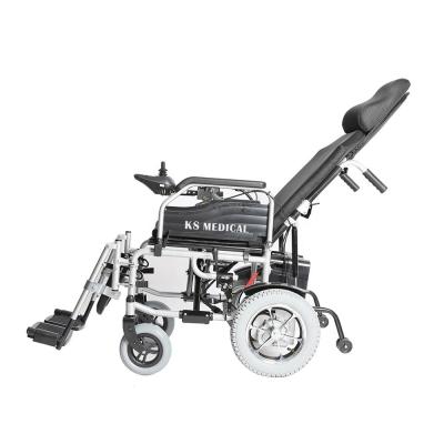 中国 KSM-508 High back electric wheelchair power Backrest 90-160/180 adjustable hot sell remote control electric recliner wheelchair 販売のため