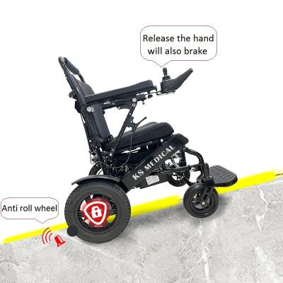 中国 KSM-601S Disabled Medical Equipment the electric wheelchair foldable electric lightweight wheelchair for sale 販売のため