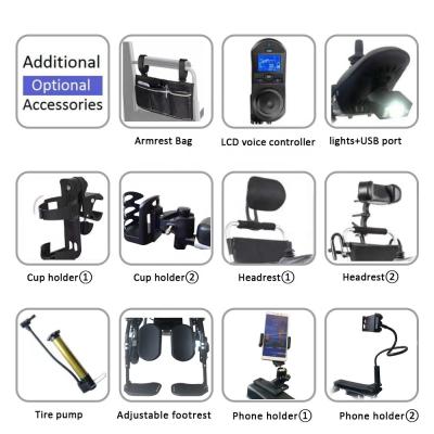 Cina Factory Custom Competitive Price wireless Remote Control light weight motorized foldable electric wheelchair in vendita