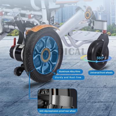 Cina KSM-605 PLus Cheapest Handicapped Auto Fold Motorized Automatic Folding Power Electric Wheelchair For Disabled in vendita