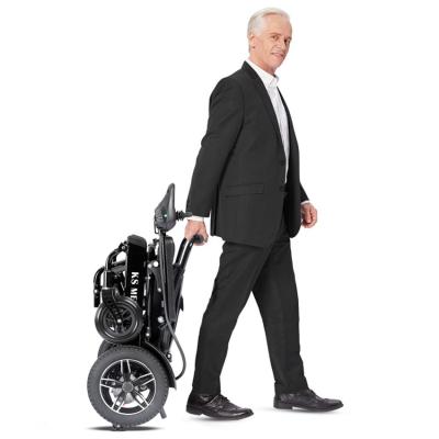 中国 KSM-601 Foldable tilt in space wheelchair latest design remote control wheelchairs can add headrest accessories available 販売のため