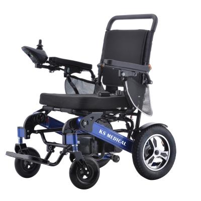 Китай KSM-606 Ultralight Aluminum Motorized Folding Power Cheap Electric Wheelchair with CE MDR продается