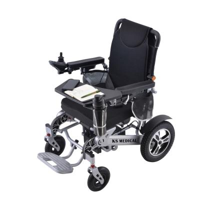 Китай KSM-606 Ultralight motorized electric wheelchair for disabled conversion kit lightweight folding power wheelchairs продается