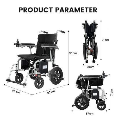 China KSM-509 Portable Foldable Lightweight Only 16.5 kgs Wheelchairs Buy New Folding Electric Power  Wheelchair 2023 For The Elderly Te koop