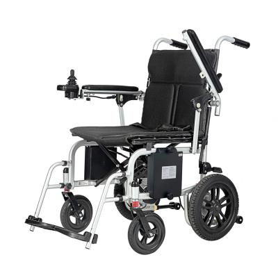 China KSM-509 Best Selling Black Fold Wheelchair Buy Lightweight only 16.5 kgs Electric Foldable Powered Wheelchair For Disabled for sale