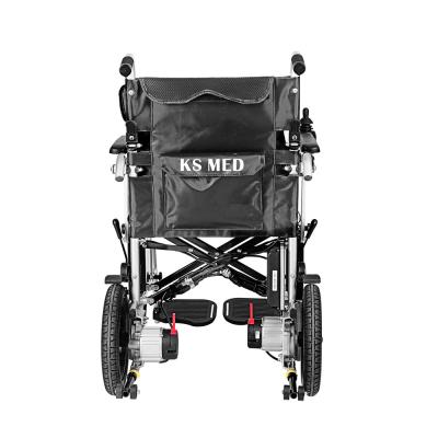 China KSM-509 Ultimate Portability Super Folding Aluminum Lightweight Electric Wheelchair Only 16.5 kgs for Optimal Mobility Te koop