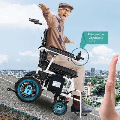 China KSM-509 Ultimate Portability Super Folding Aluminum Lightweight Electric Wheelchair Only 16.5 kgs for Optimal Mobility Te koop