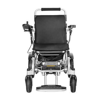Cina KSM-601L Motorized Foldable Electric Wheel Chair with LCD Controller and Honeycomb Solid Tire Power Wheelchair for Disabled in vendita