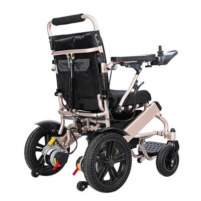 Cina KSM-601L Recliner Electric Wheelchair with Controller Reclining Power Wheelchair with Honeycomb Solid Wheel in vendita