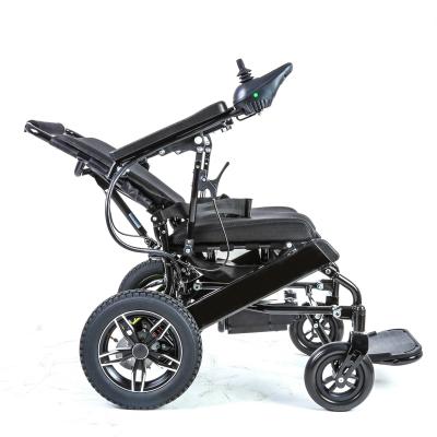 Cina KSM-601P Remote Control Lightweight Adjustable Reclining Backrest Electric Wheelchair with Joystick in vendita