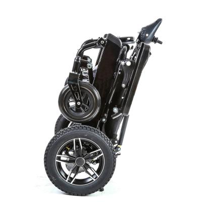 Cina KSM-601P Remote Control Lightweight Adjustable Reclining Backrest Electric Wheelchair with Joystick in vendita