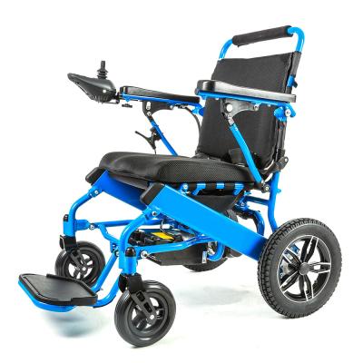 Cina KSM-601P Remote Control Lightweight Adjustable Reclining Backrest Electric Wheelchair with Joystick in vendita