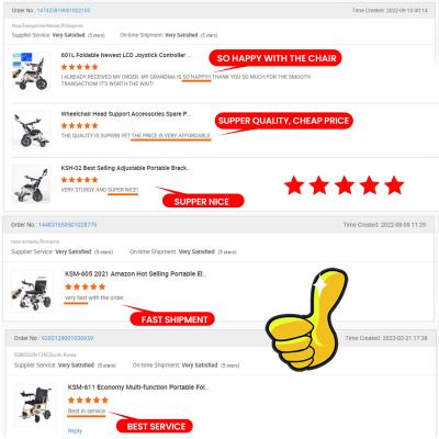 Cina KSM-606AR Enhance Customer Experience with Automatic Reclining Electric Wheelchair Accessibility Price in vendita